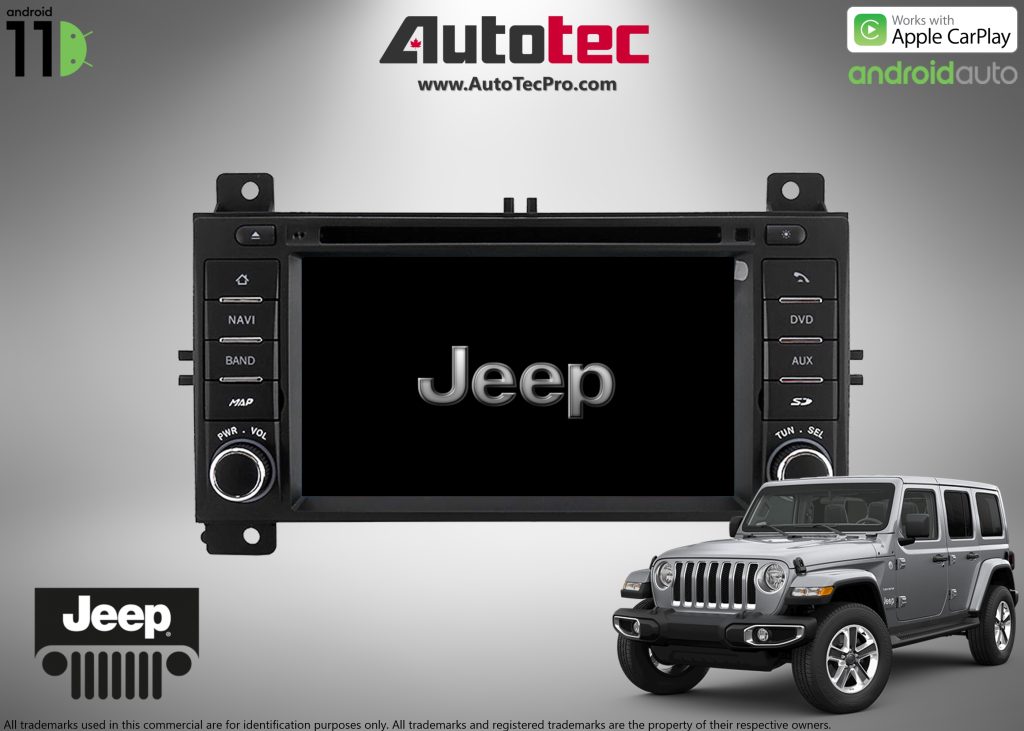 Jeep Wrangler (2007 – 2018) OEM FIT 7″ HD Touch-Screen Android ...