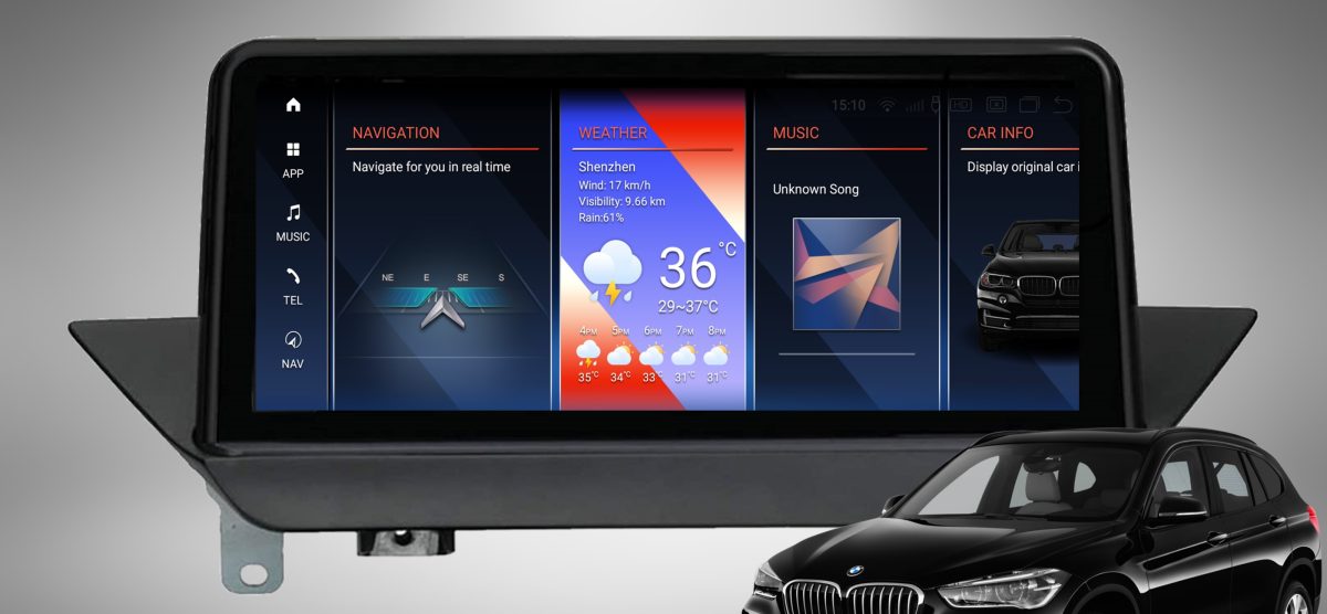 BMW X1 (2009 – 2015) E84 OEM FIT 10.25″ HD Touch-Screen Android ...