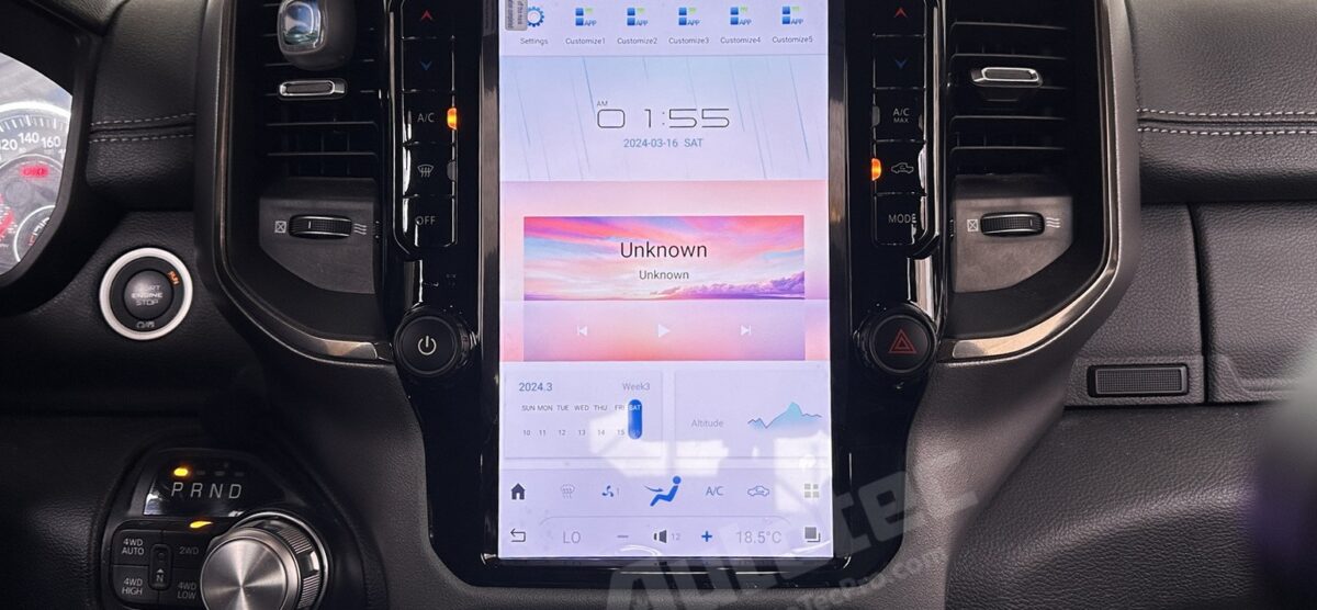 Dodge RAM (2019 – 2023) 12″ HD Tesla-Style Navigation & Infotainment ...