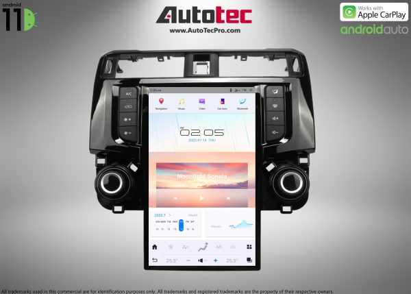 Toyota 4Runner (2009 – 2020) 13.6″ IPS HD Touch-Screen Navigation ...