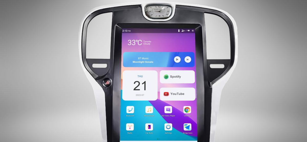 Chrysler 300 300C (2011 – 2020) 13.3″ IPS HD Touch-Screen Navigation ...