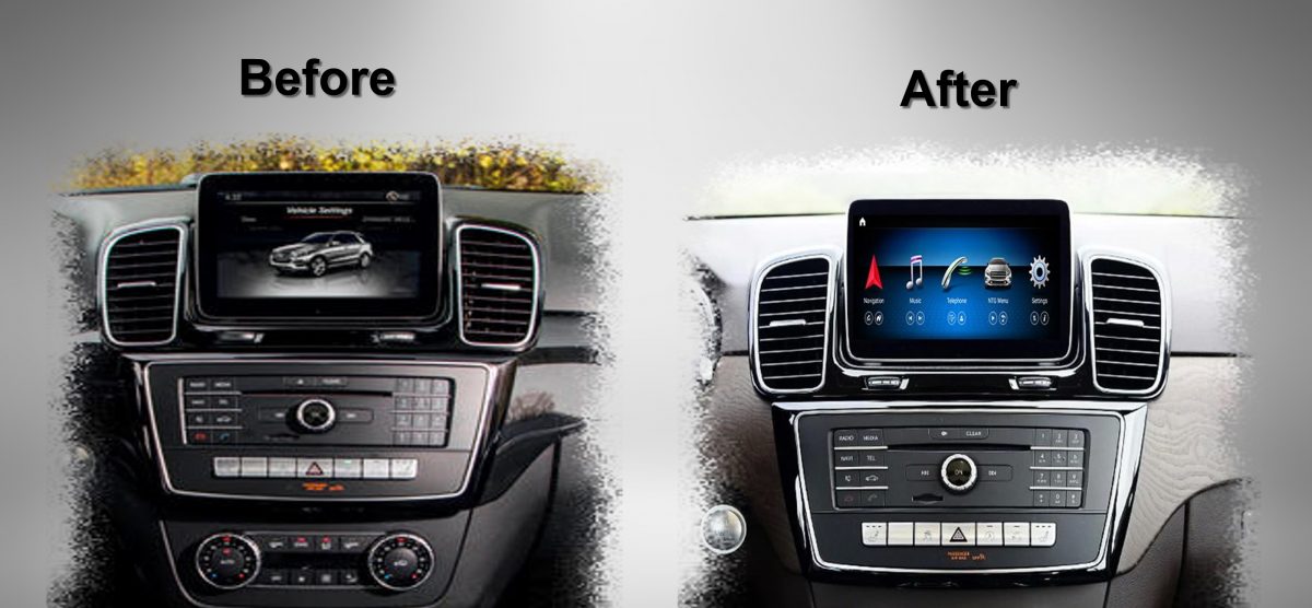 Mercedes-Benz GLE / GLS (2016-2019) W166/X166 Direct-Fit 9″ HD IPS ...