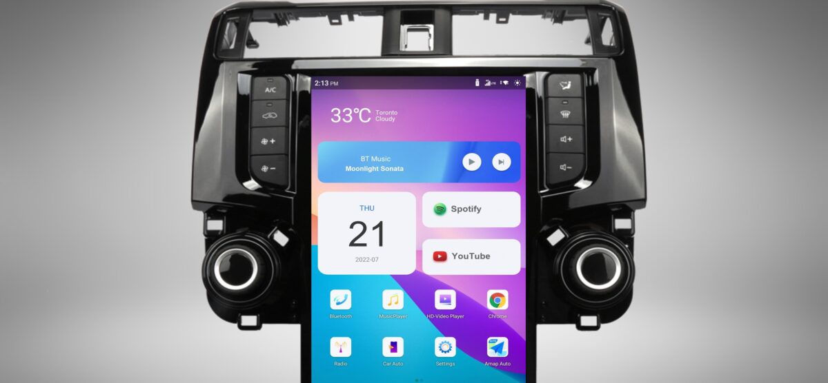 Toyota 4Runner (2009 – 2019) 13.6″ IPS HD Touch-Screen Navigation ...