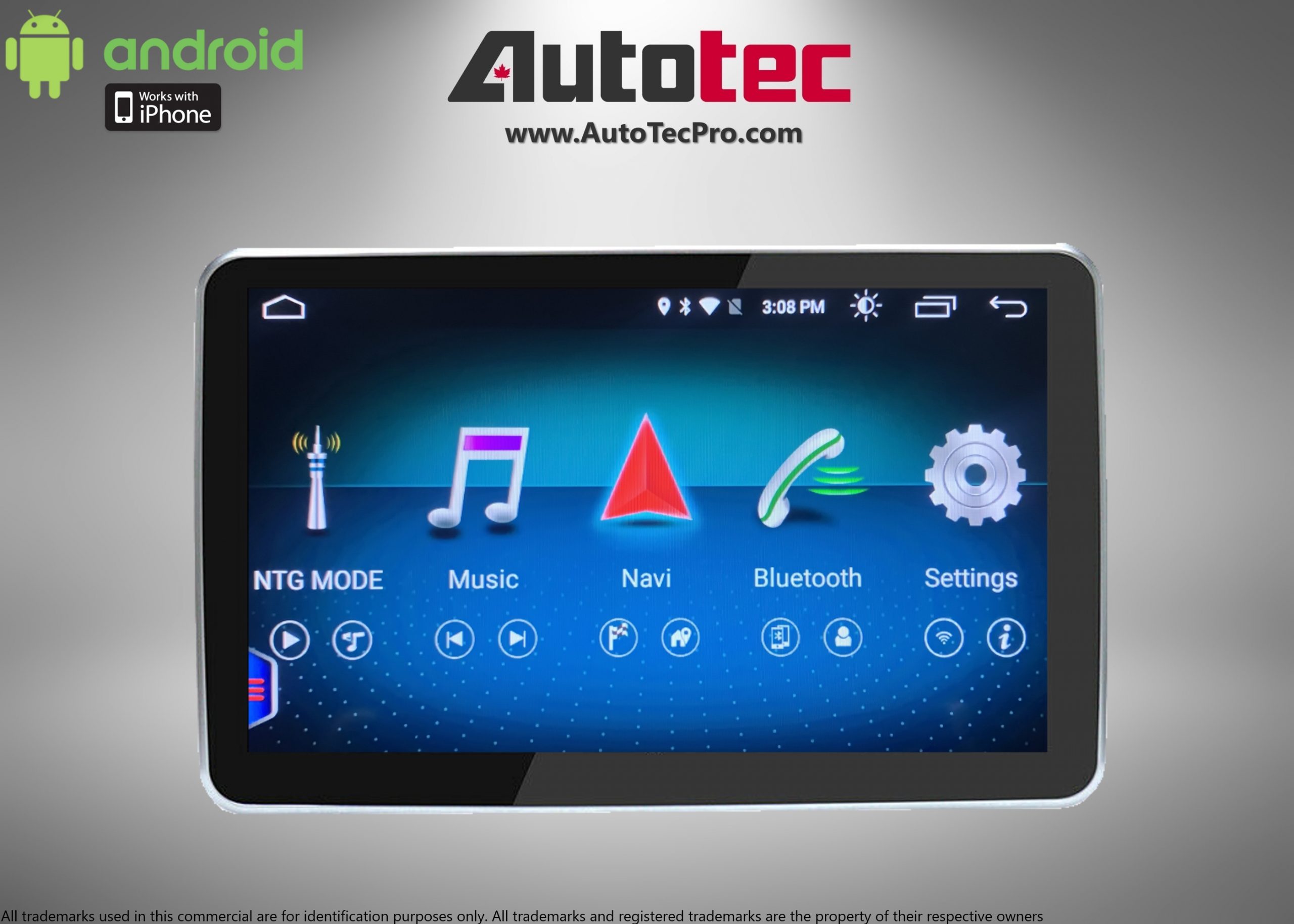 Mercedes-Benz GLE ( 2016-2018 ) Direct-Fit 9″ HD IPS Touch-Screen ...