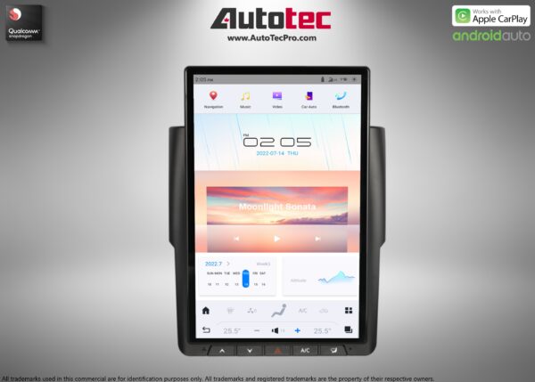 Dodge RAM (2013 – 2018) 14.4″ IPS QHD 2K Touch-Screen Android ...