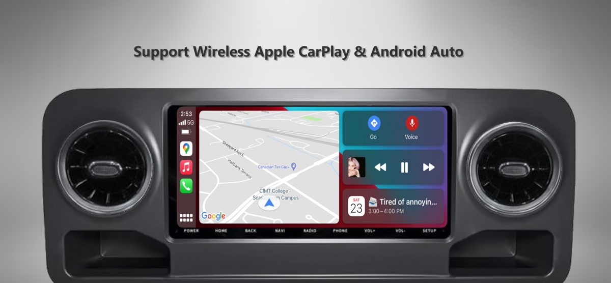 Mercedes-Benz Sprinter (2019 – 2024) Direct-Fit 10.25″ HD Touch-Screen ...