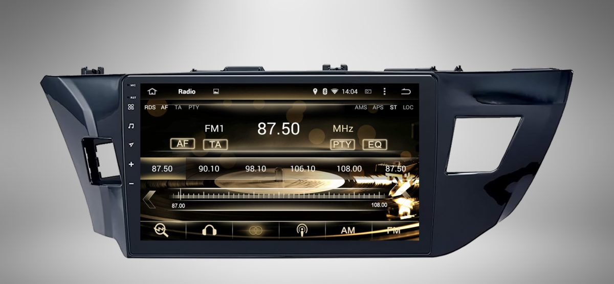 Toyota Corolla (2014 – 2016) 10.1″ HD Touch-Screen Android Navigation ...