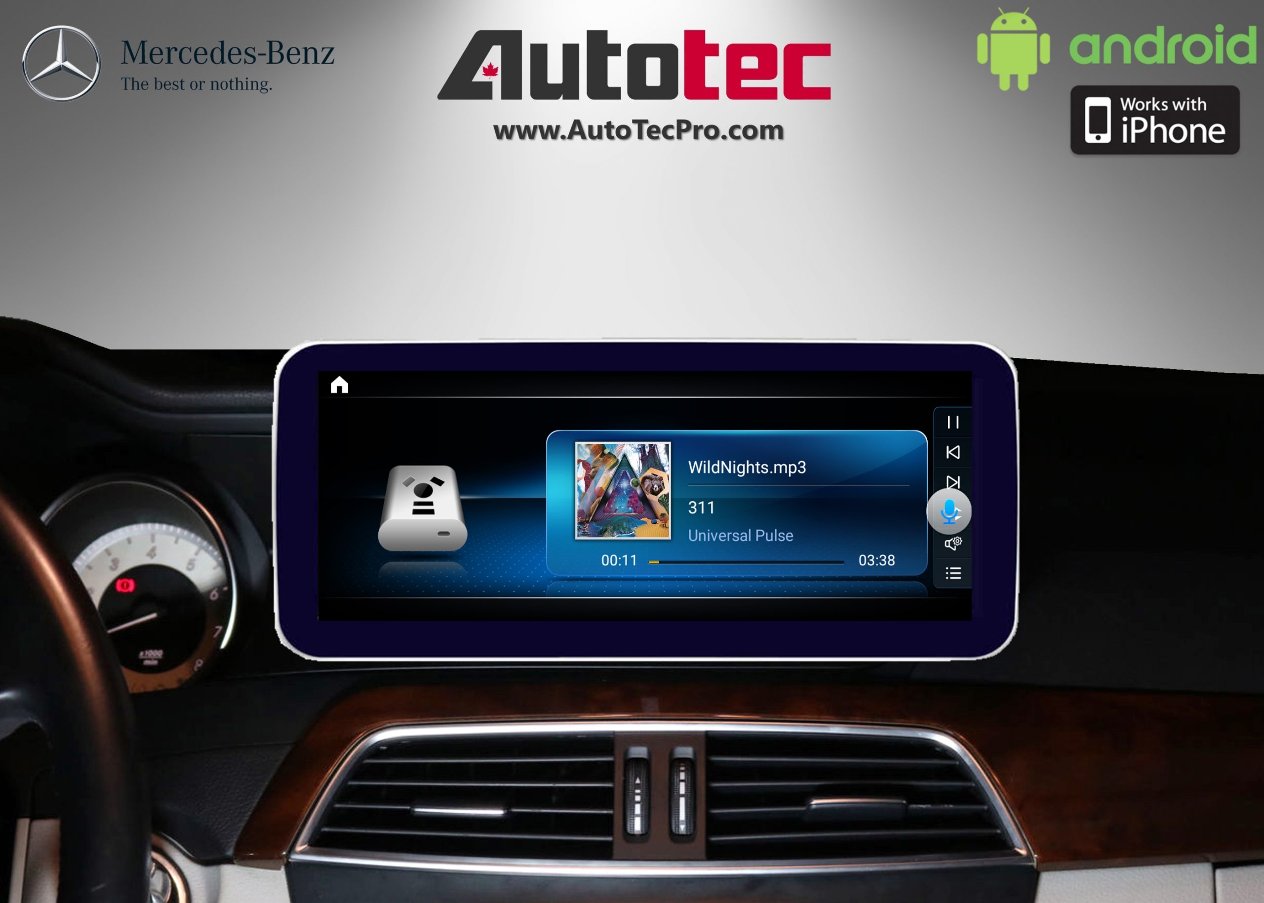 Mercedes-Benz C-Class (2012-2014 | W204) Direct-Fit 10.25″ HD Touch ...