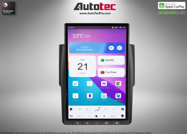 Dodge RAM (2013 – 2018) 14.4″ IPS QHD 2K Touch-Screen Android ...