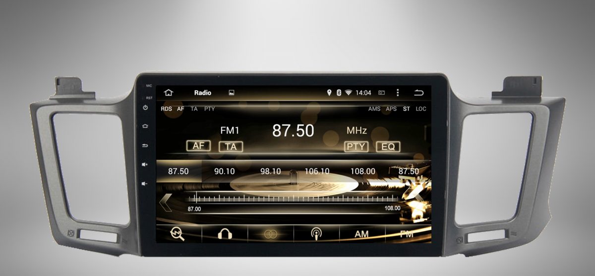 Toyota RAV4 (2013 – 2018) OEM FIT 10.2″ HD Touch-Screen Android ...