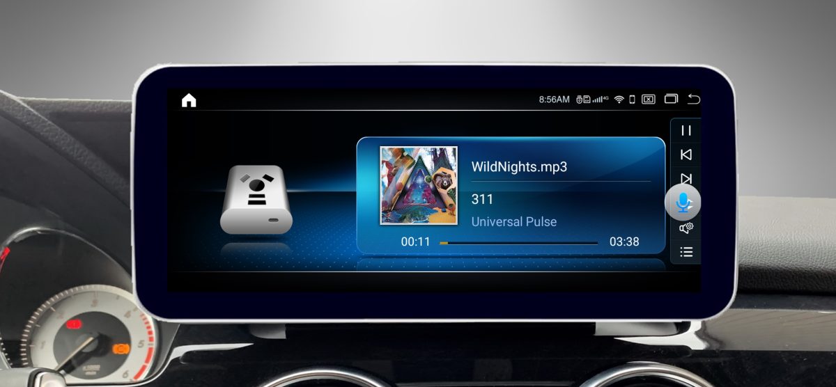 Mercedes-Benz GLK (2013-2015 | X204) Direct-Fit 10.25″ HD IPS Touch ...