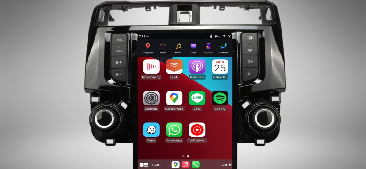 Toyota 4Runner (2009 – 2019) 13.6″ IPS HD Touch-Screen Navigation ...