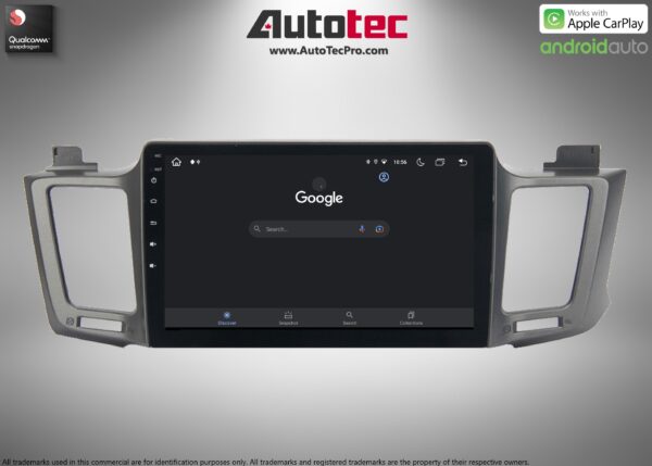 Toyota RAV4 (2013 – 2018) 10.2″ HD Touch-Screen Android Navigation ...