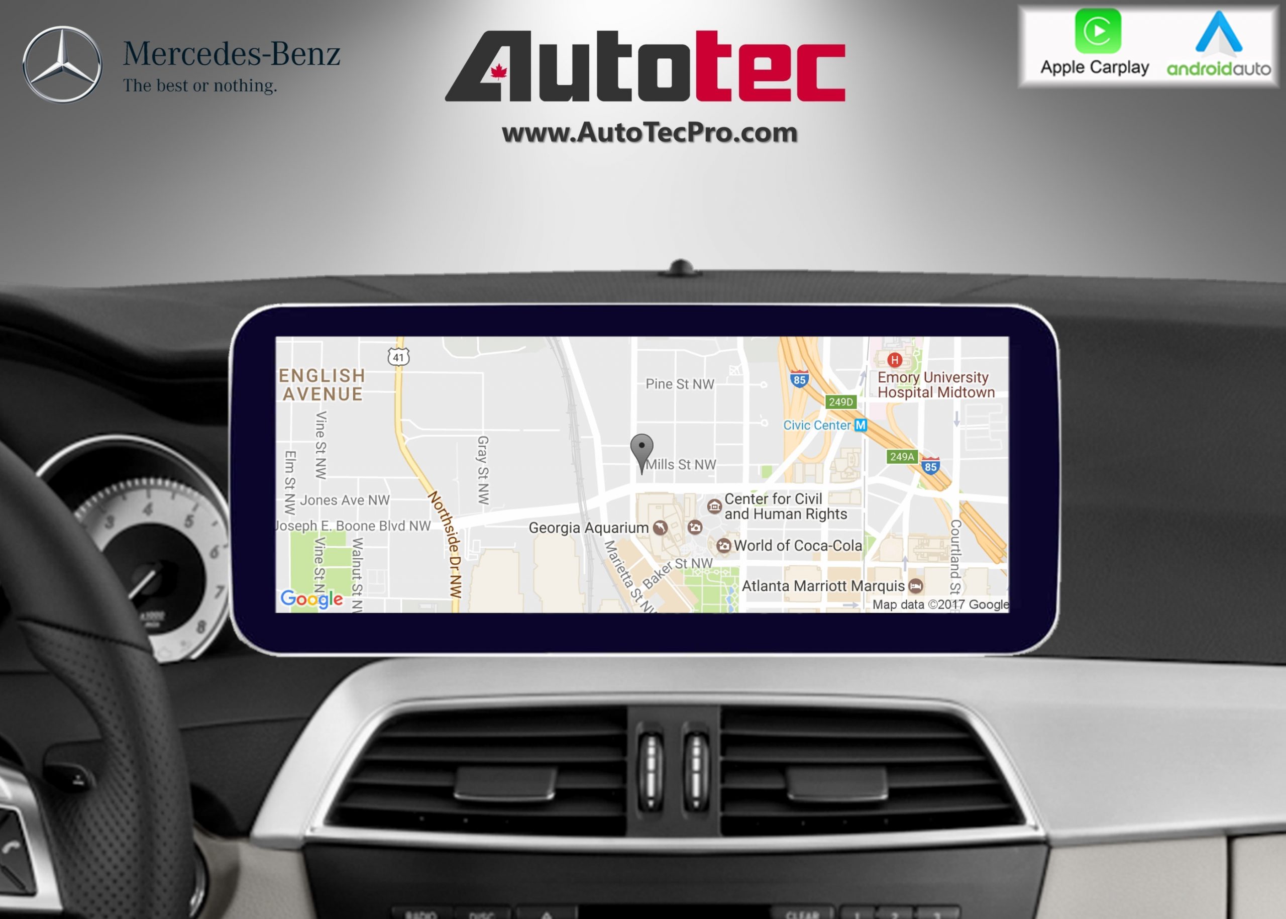 Mercedes-Benz C-Class (2012-2014 | W204) Direct-Fit 10.25″ / 12.3″ HD ...