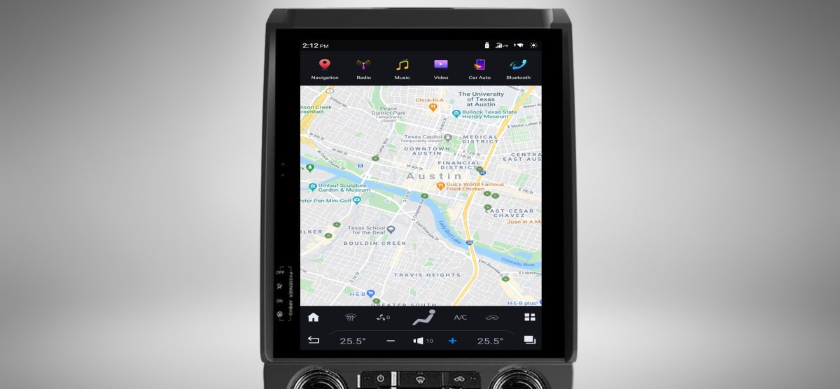 Ford F150 (2015 – 2021) 12.1″ IPS Touch-Screen Android Navigation ...