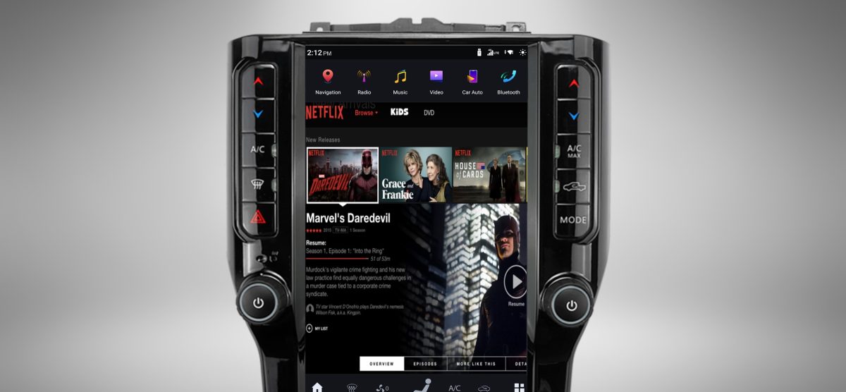 Dodge RAM (2019 – 2023) 12″ HD Tesla-Style Navigation & Infotainment ...