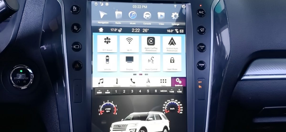 Ford Explorer (2011 – 2019) 14.4″ IPS QHD 2K Touch-Screen Android ...