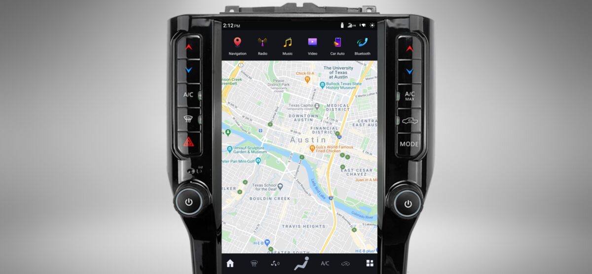 Dodge RAM (2019 – 2023) 12″ HD Tesla-Style Navigation & Infotainment ...