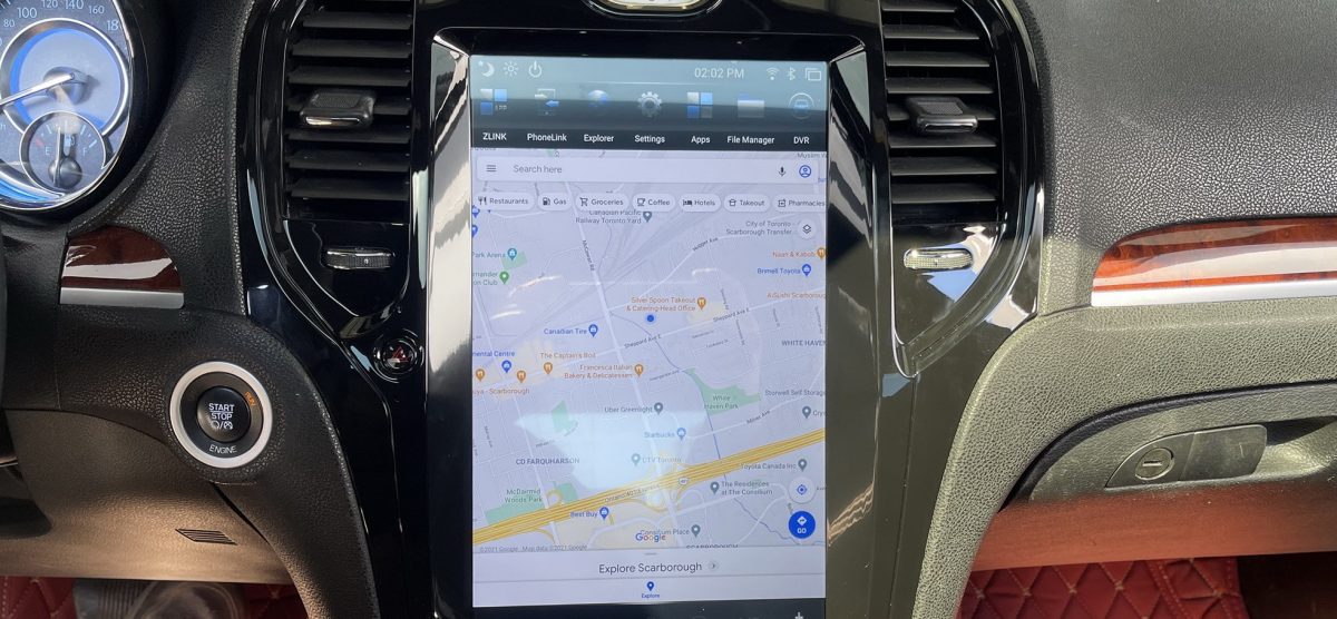 Chrysler 300 300C (2011 – 2020) 13.6″ IPS HD Touch-Screen Android ...