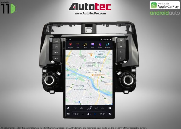 Toyota 4Runner (2009 – 2020) 13.6″ IPS HD Touch-Screen Navigation ...