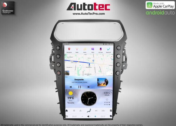 Ford Explorer (2011 – 2019) 14.4″ IPS QHD 2K Touch-Screen Android ...