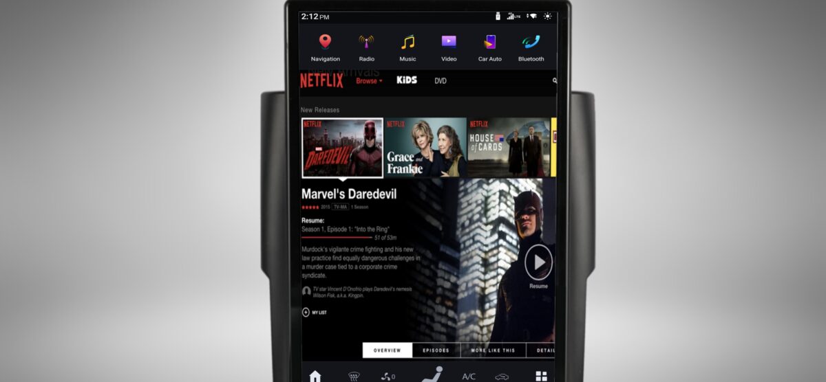 Dodge RAM (2013 – 2018) 14.4″ IPS QHD 2K Touch-Screen Android ...