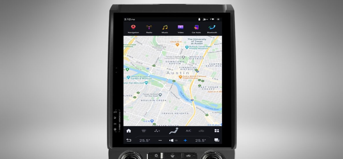Ford F150 (2015 – 2021) 12.1″ IPS Touch-Screen Android Navigation ...
