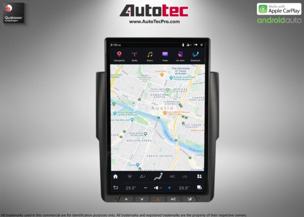 Dodge RAM (2013 – 2018) 14.4″ IPS QHD 2K Touch-Screen Android ...