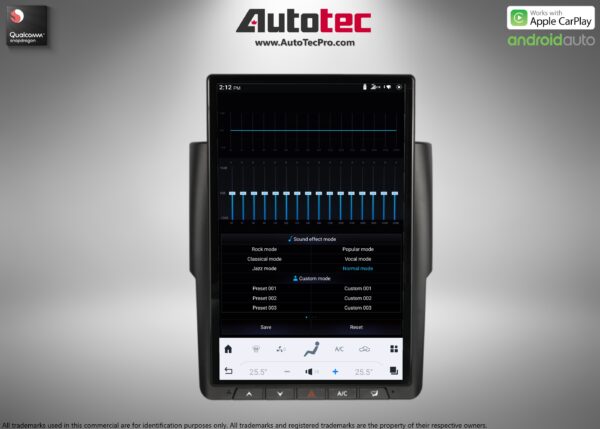 Dodge RAM (2013 – 2018) 14.4″ IPS QHD 2K Touch-Screen Android ...