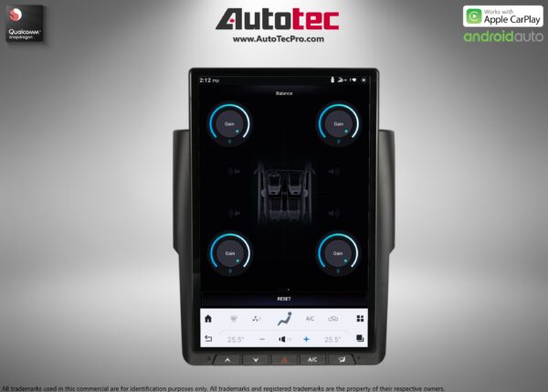 Dodge RAM (2013 – 2018) 14.4″ IPS QHD 2K Touch-Screen Android ...