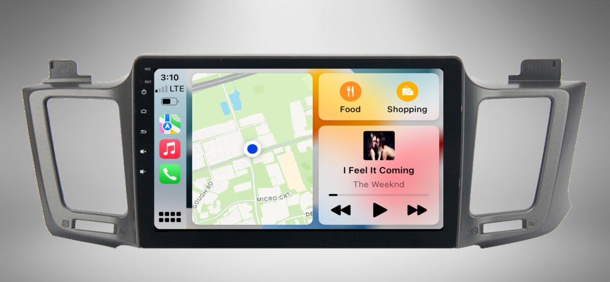 Toyota RAV4 (2013 – 2018) 10.2″ HD Touch-Screen Android Navigation ...