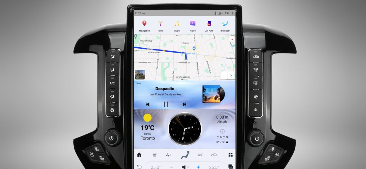 Chevrolet Silverado / GMC Sierra (2014 – 2019) 15.6″ IPS QHD 2K Touch ...