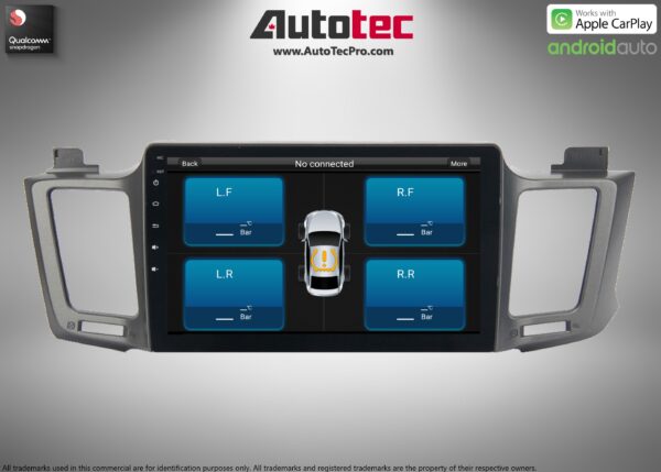 Toyota RAV4 (2013 – 2018) 10.2″ HD Touch-Screen Android Navigation ...