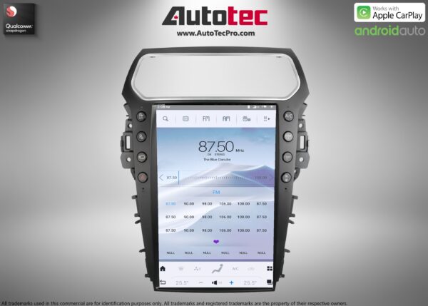 Ford Explorer (2011 – 2019) 14.4″ IPS QHD 2K Touch-Screen Android ...