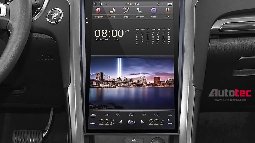 Ford Fusion (2013 – 2020) 13.6″ IPS HD Touch-Screen Android Navigation ...