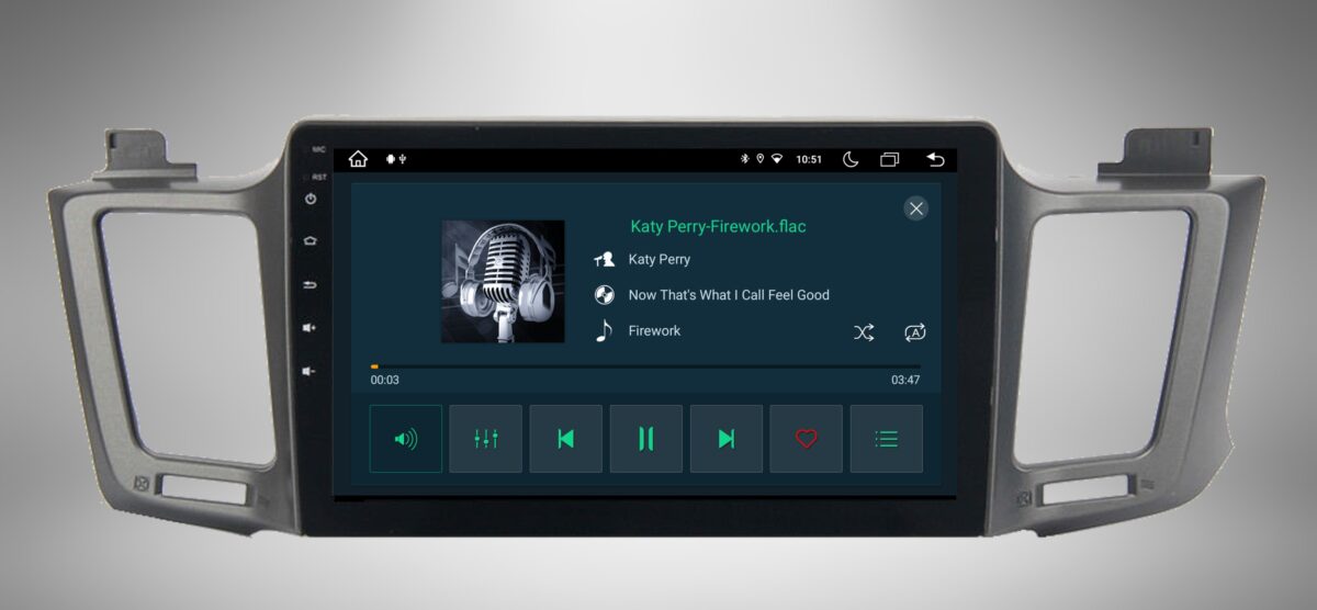 Toyota RAV4 (2013 – 2018) 10.2″ HD Touch-Screen Android Navigation ...