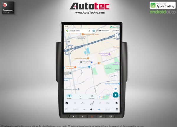 Dodge RAM (2013 – 2018) 14.4″ IPS QHD 2K Touch-Screen Android ...