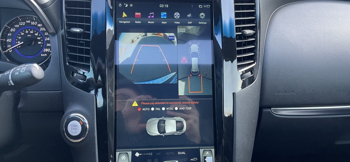 Infiniti FX25, FX35, FX37, FX45, FX50, QX70 13.6” HD IPS Touch-Screen ...