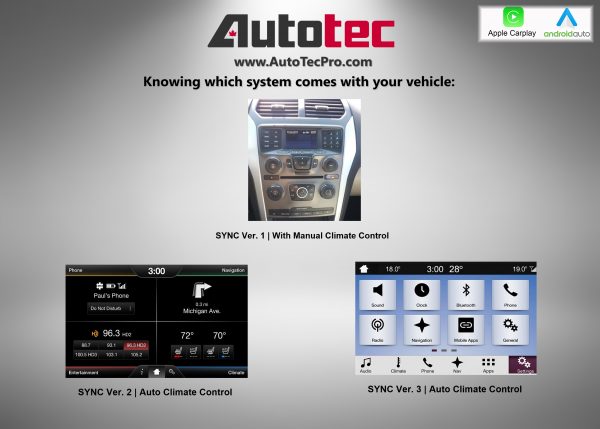 Ford Explorer (2011 – 2019) 14.4″ IPS QHD 2K Touch-Screen Android ...