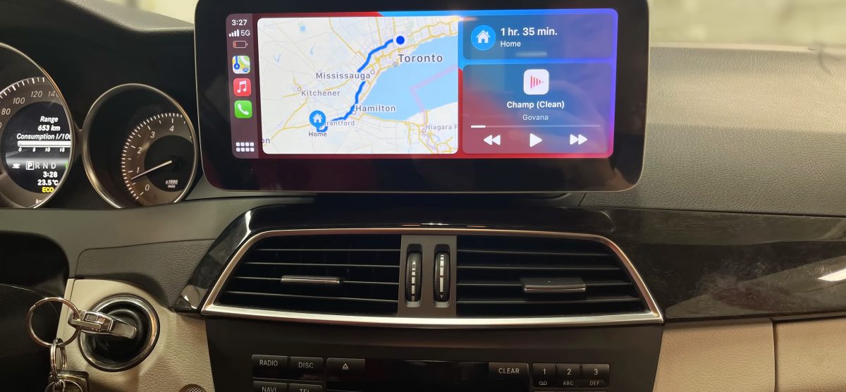 Mercedes-Benz C-Class (2012-2014 | W204 | NTG 4.5) Direct-Fit 10.25 ...