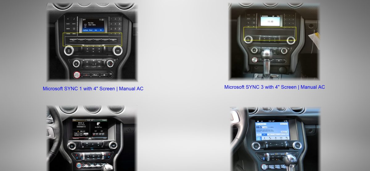 Ford Mustang (2015 – 2023) 14.4″ IPS QHD 2K Touch-Screen Android ...