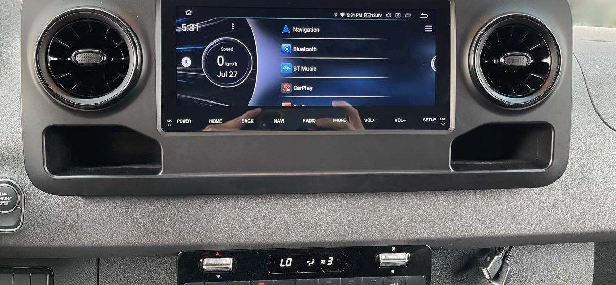 Mercedes-Benz Sprinter (2019 – 2022) Direct-Fit 10.25″ HD Touch-Screen ...