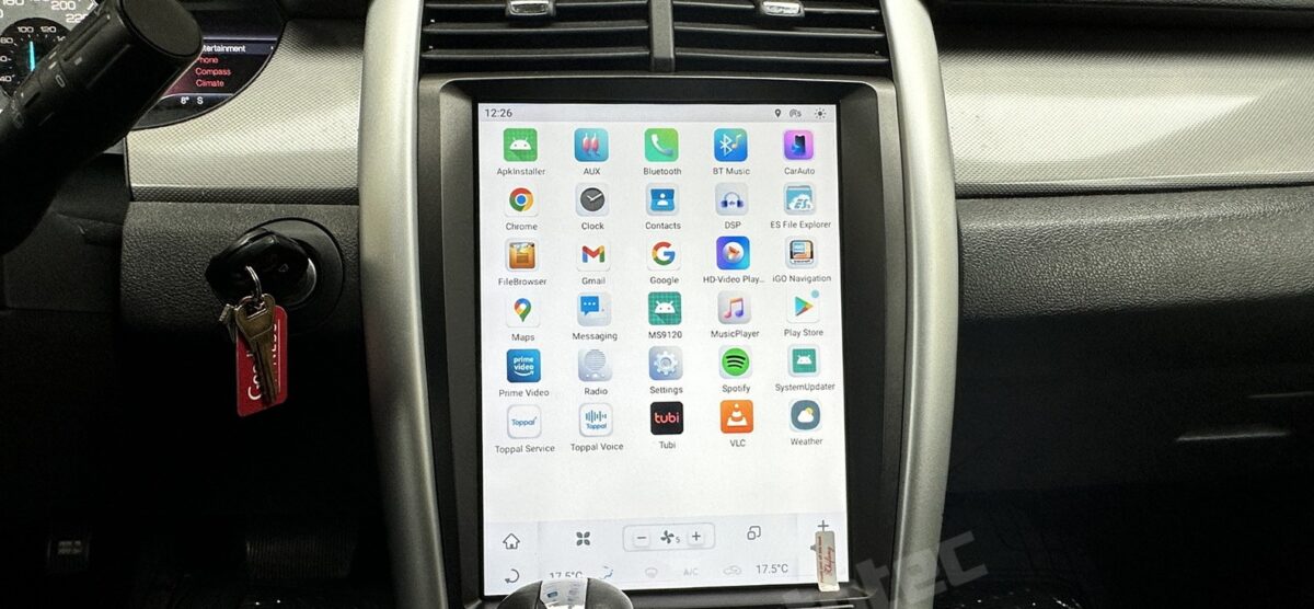 Ford Edge (2011 – 2014) 12.1″ IPS HD Touch-Screen Android Navigation ...