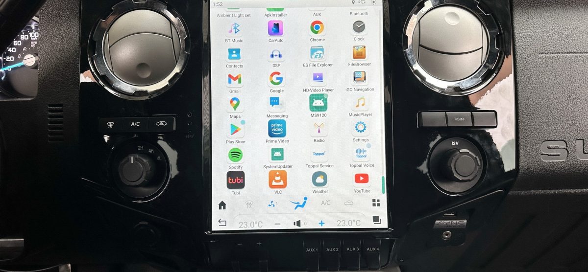 Ford F250 F350 (2009 – 2016) 12.1″ IPS HD Touch-Screen Navigation ...