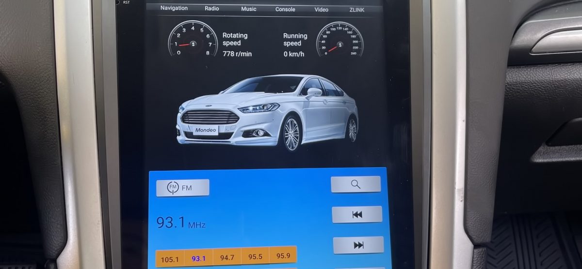 Ford Fusion (2013 – 2020) 13.6″ IPS HD Touch-Screen Android Navigation ...