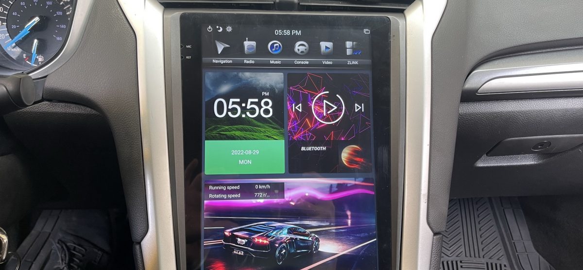 Ford Fusion (2013 – 2020) 13.6″ IPS HD Touch-Screen Android Navigation ...