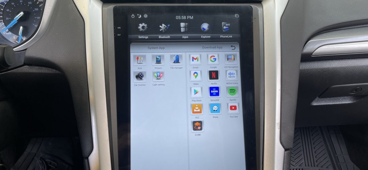 Ford Fusion (2013 – 2020) 13.6″ IPS HD Touch-Screen Android Navigation ...