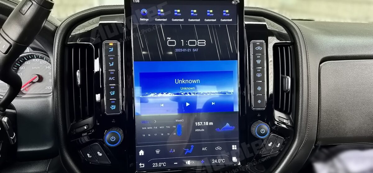 Chevrolet Silverado / GMC Sierra (2014 – 2019) 15.6″ IPS QHD 2K Touch ...