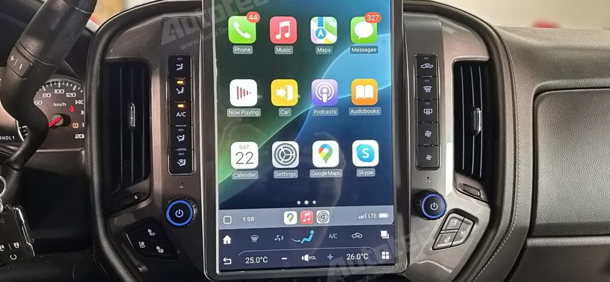 Chevrolet Silverado / GMC Sierra (2014 – 2019) 15.6″ IPS QHD 2K Touch ...