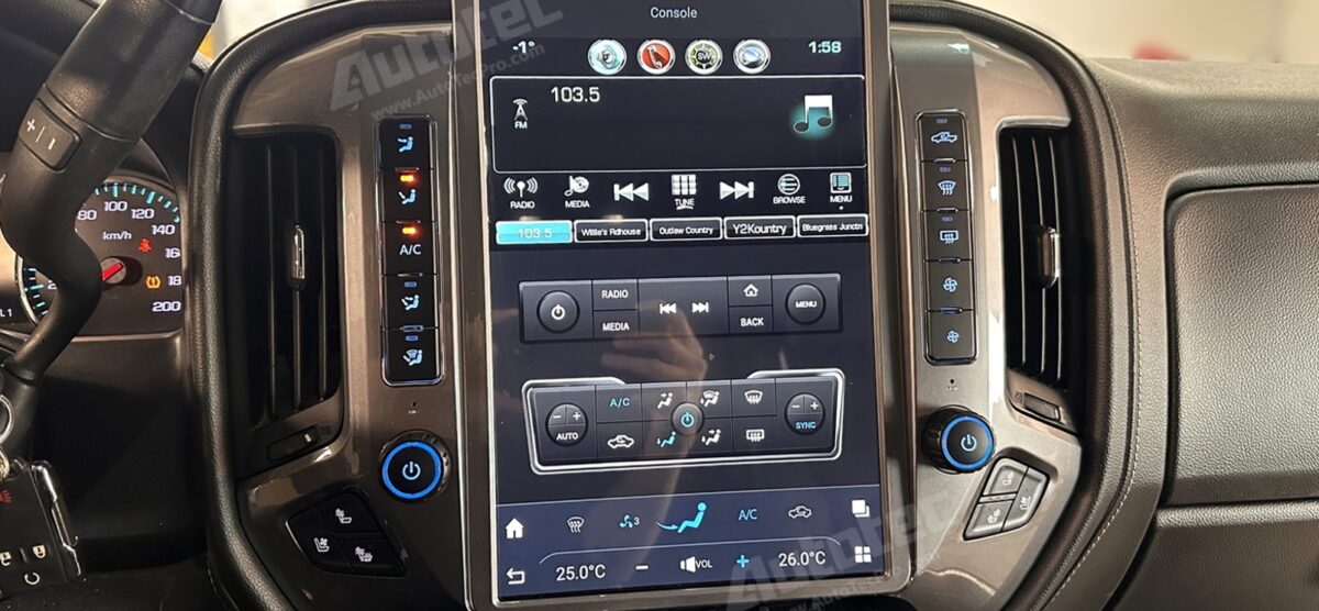 Chevrolet Silverado / GMC Sierra (2014 – 2019) 15.6″ IPS QHD 2K Touch ...